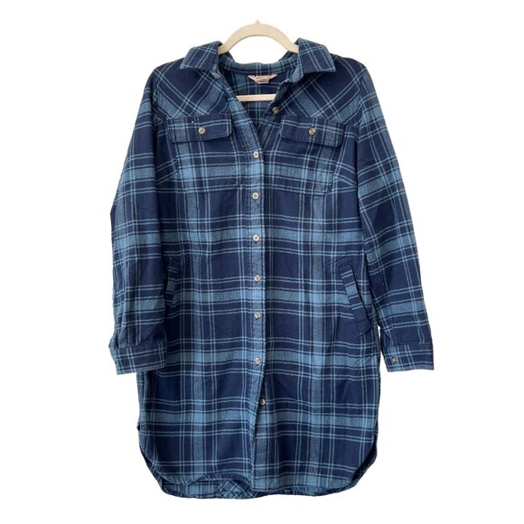 Duluth Trading Co | Dresses | Duluth Trading Co Plaid Flannel Shirt ...